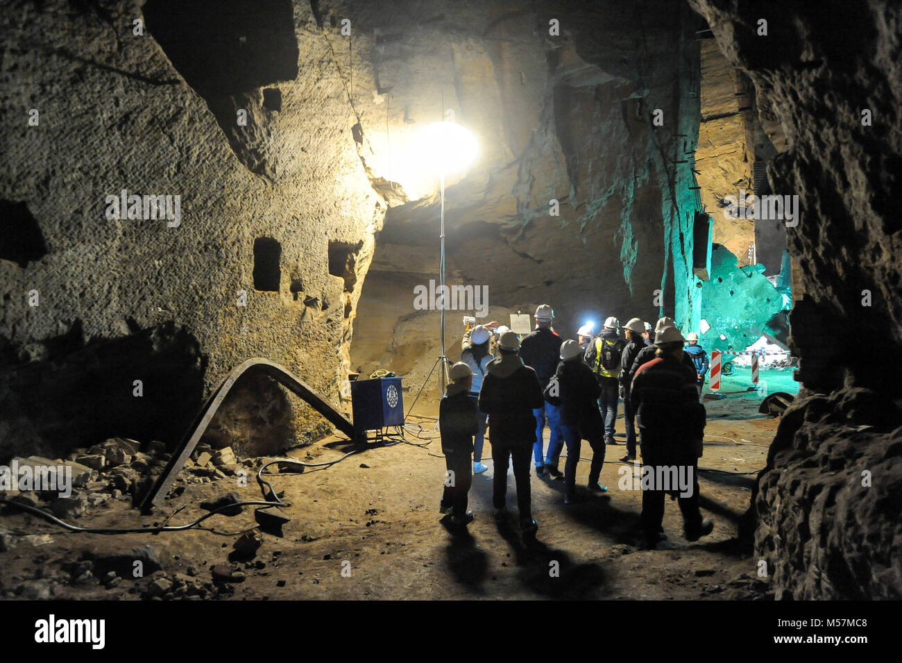 Nazi German secret underground oil refinery codename Dachs 1 inside ...