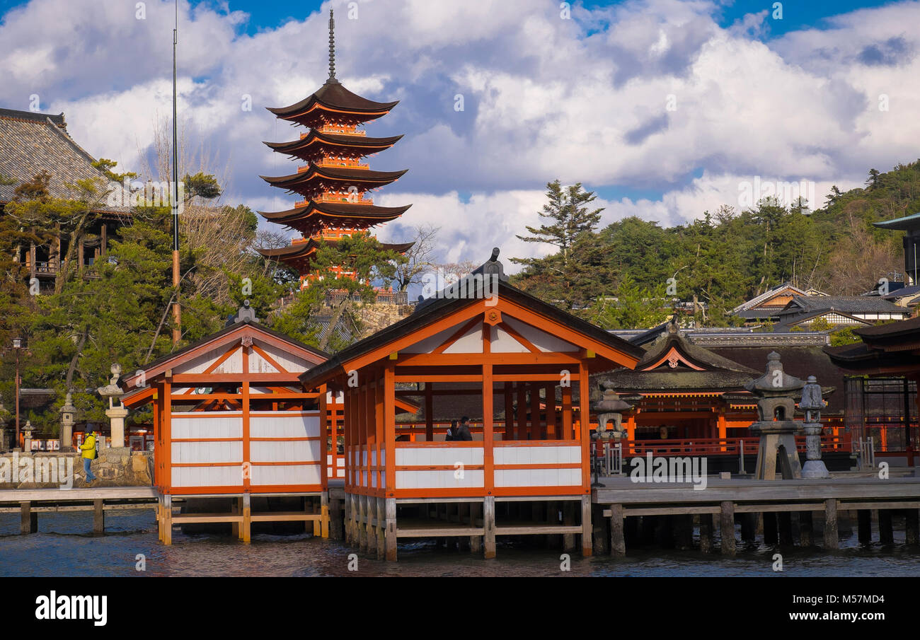 Itsukushima, also known as Miyajima, is a small island in Hiroshima Bay ...