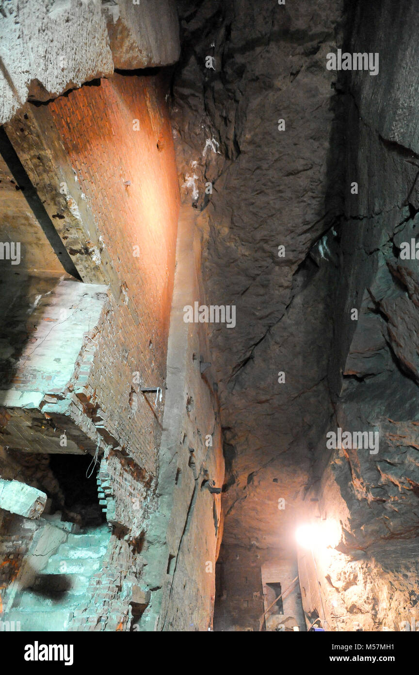 Nazi German secret underground oil refinery codename Dachs 1 inside ...