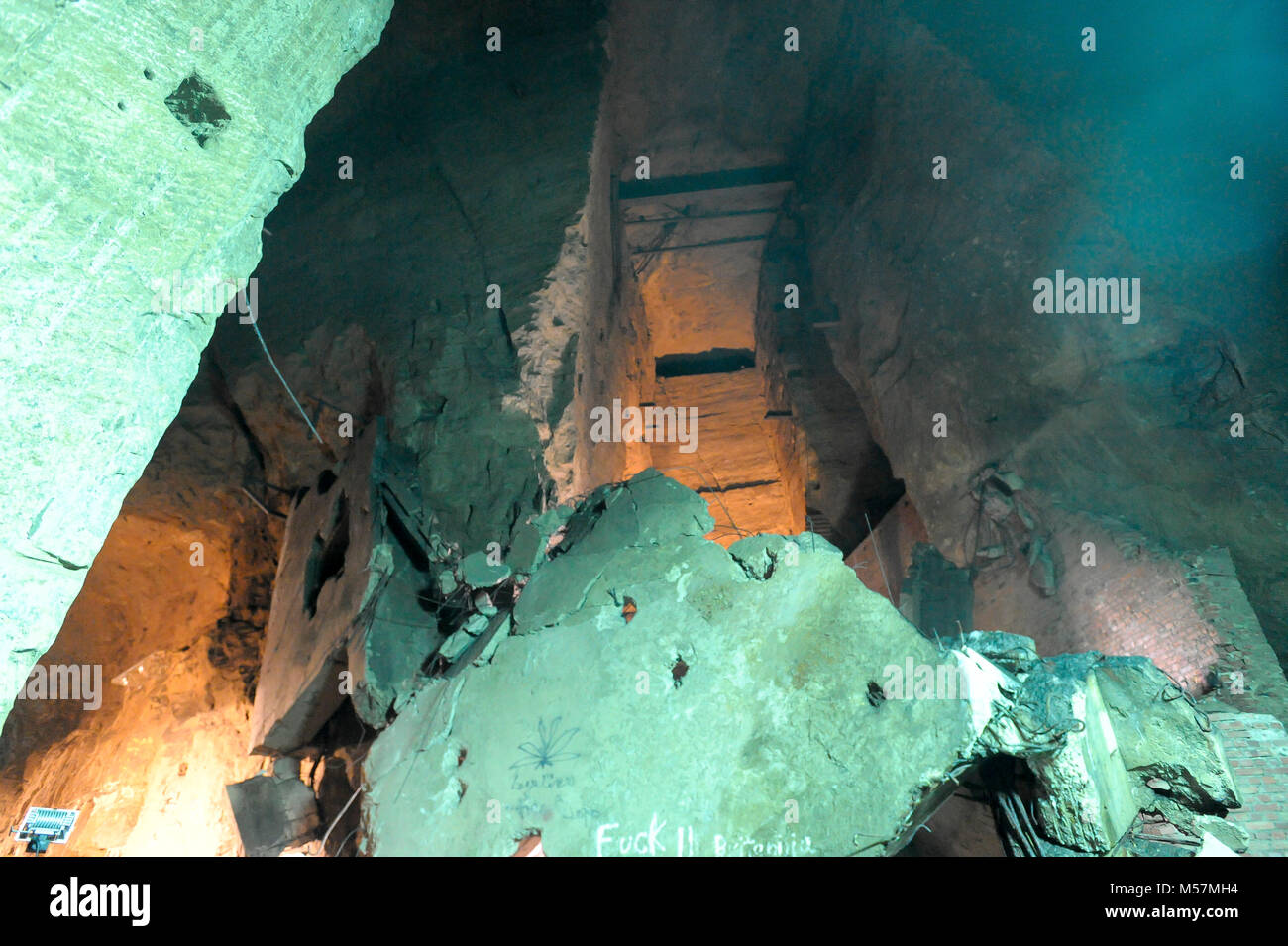 Nazi German secret underground oil refinery codename Dachs 1 inside ...