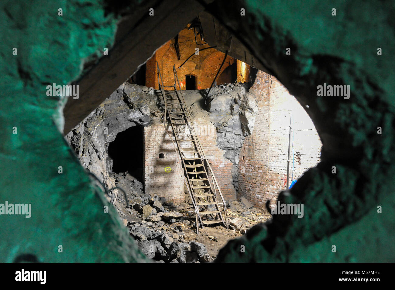 Nazi German secret underground oil refinery codename Dachs 1 inside ...