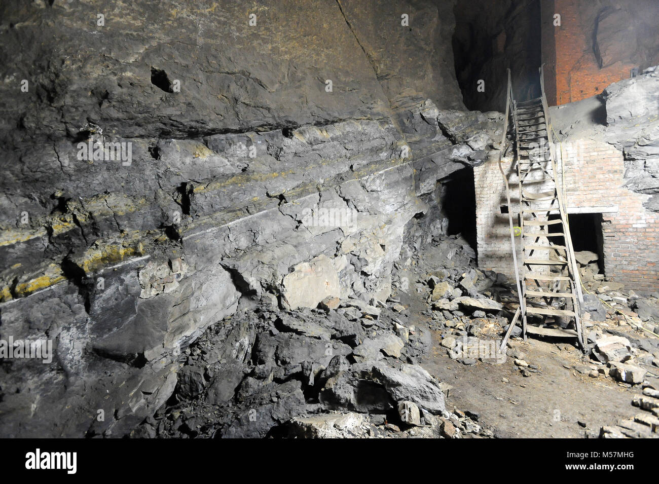 Nazi German secret underground oil refinery codename Dachs 1 inside ...