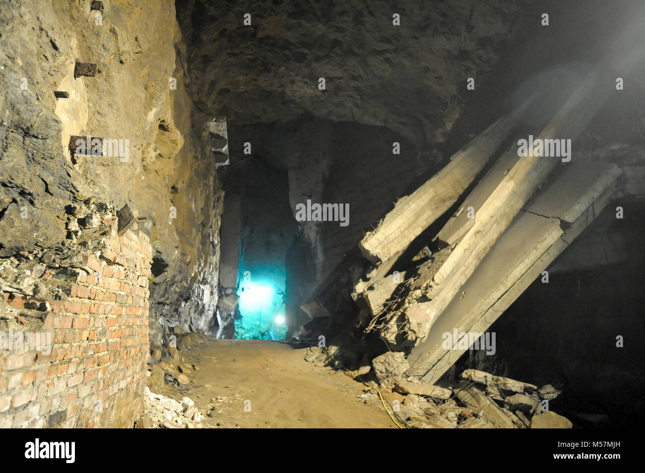 Nazi German secret underground oil refinery codename Dachs 1 inside ...