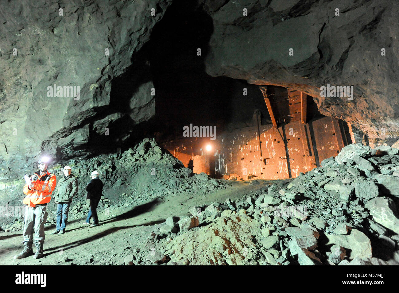 Nazi German secret underground oil refinery codename Dachs 1 inside ...