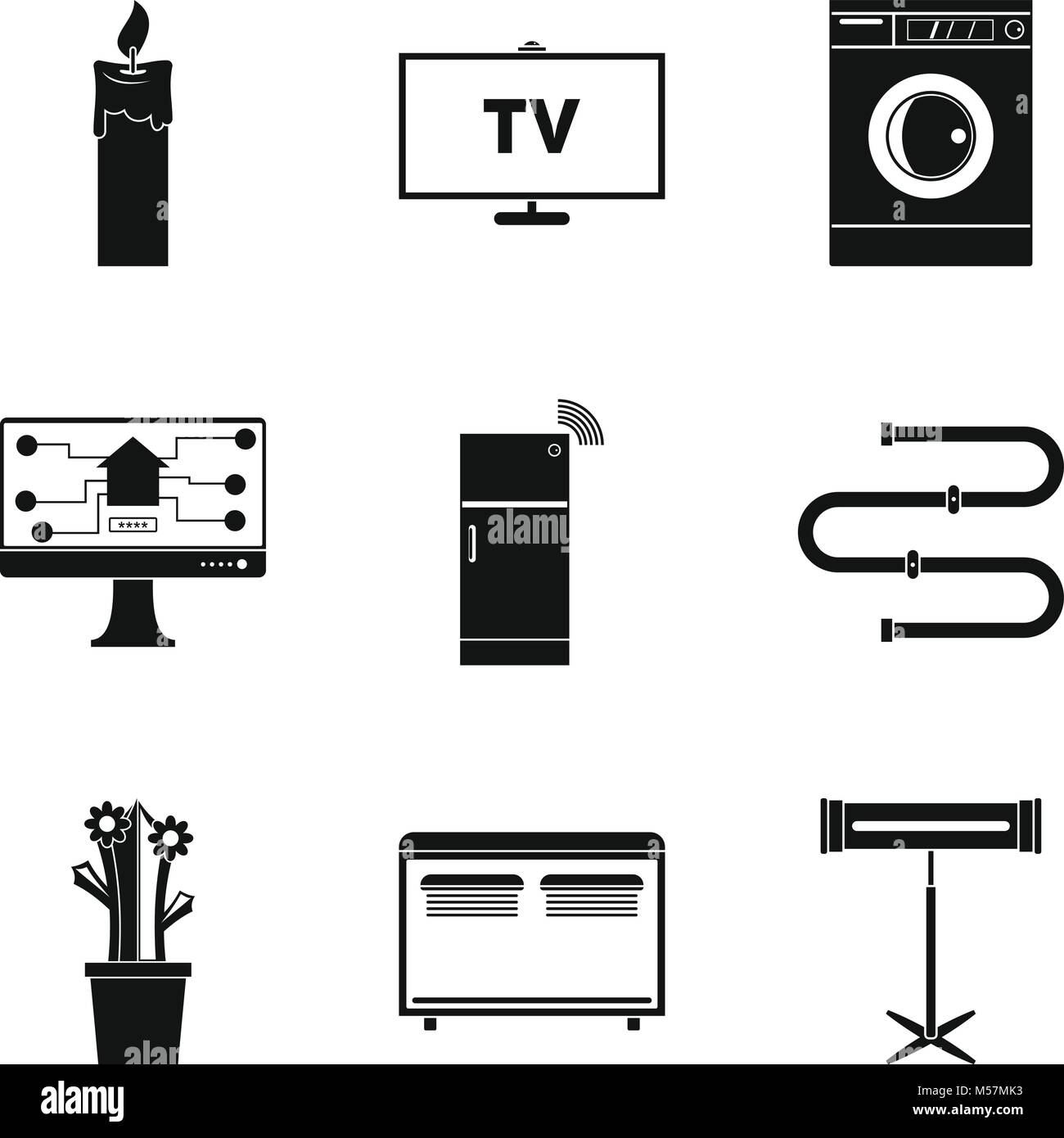 Chores icons set, simple style Stock Vector Image & Art - Alamy