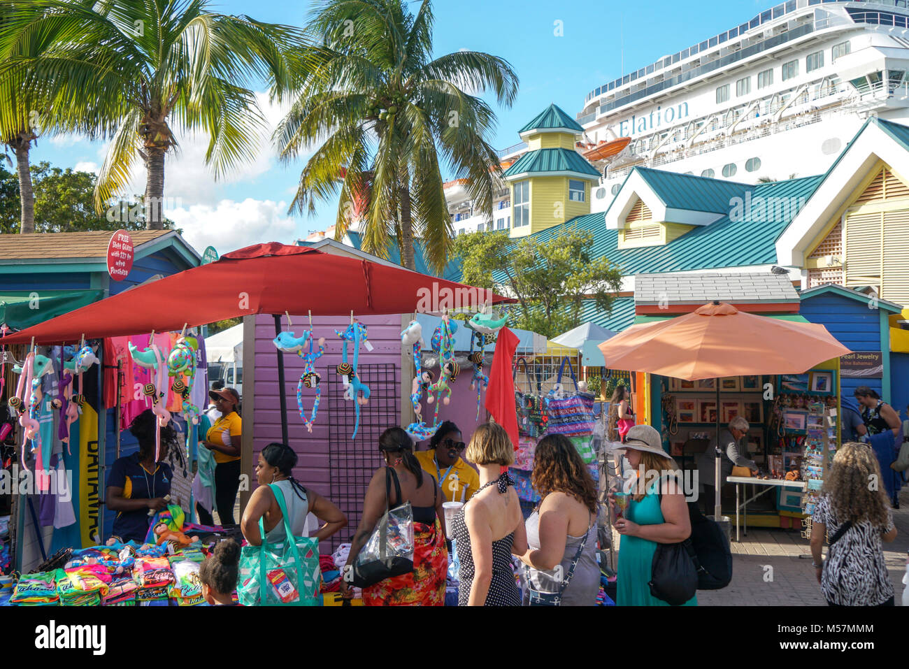 Straw Market, Nassau, Bahamas Stock Photo - Alamy