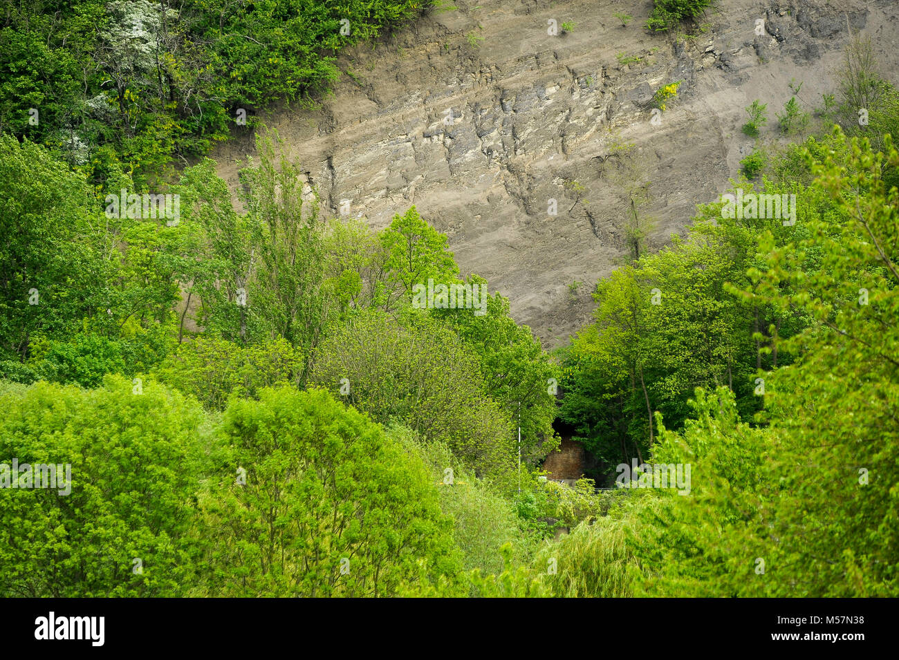 Secret Nazi German underground structure inside Jakobsberg in Porta ...