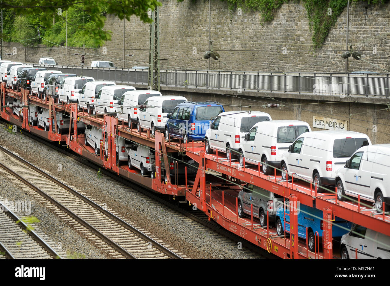 German railways freight wagons hi-res stock photography and images - Alamy
