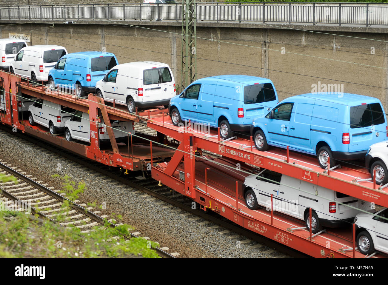 German railways freight wagons hi-res stock photography and images - Alamy