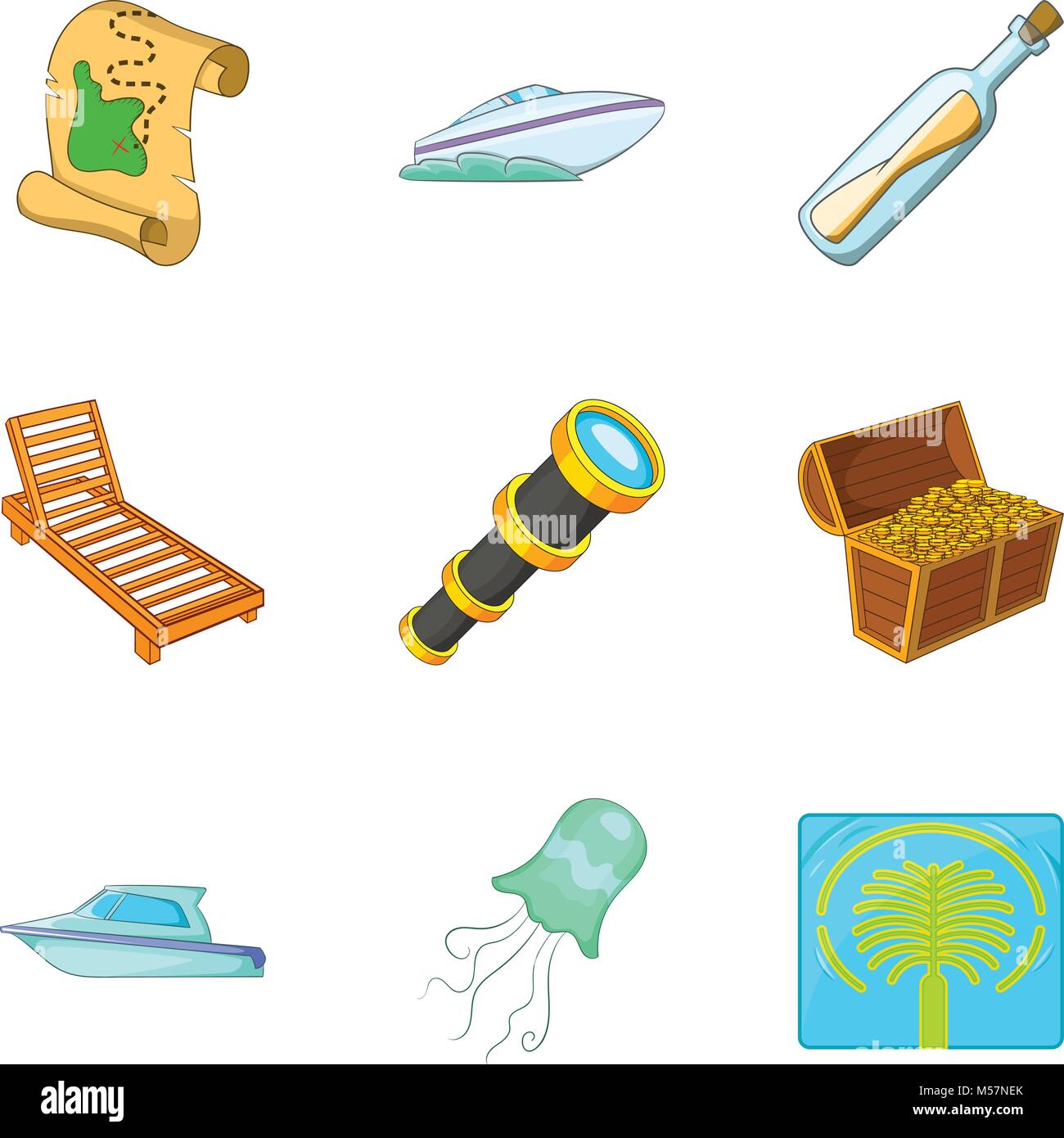 Water research icons set, cartoon style Stock Vector Image & Art - Alamy