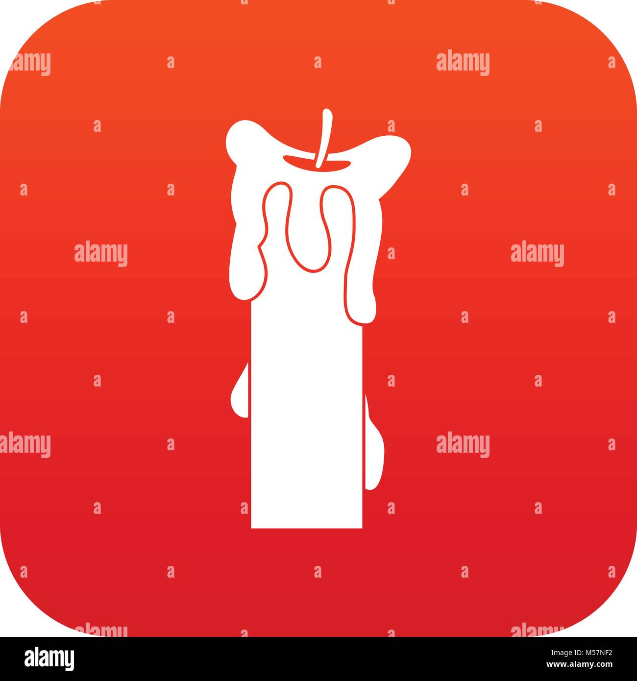 Extinguished candle icon digital red Stock Vector Image & Art - Alamy