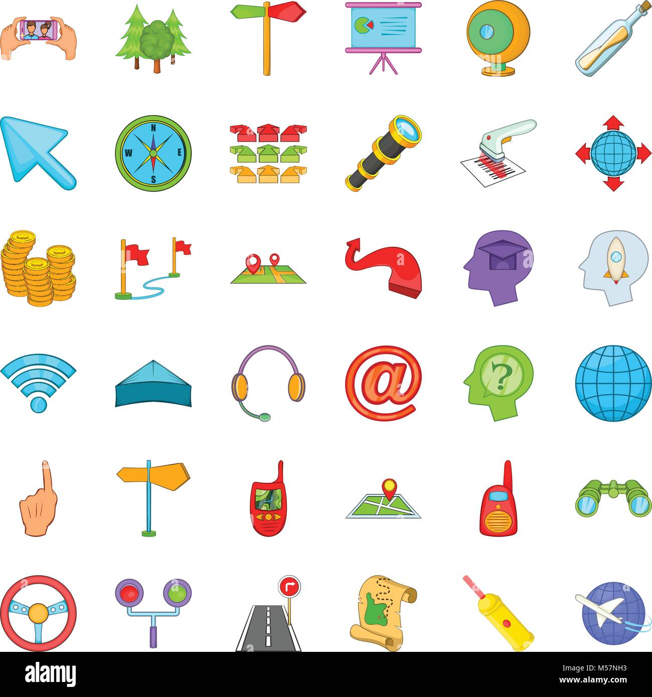 Local pathway Stock Vector Images - Alamy