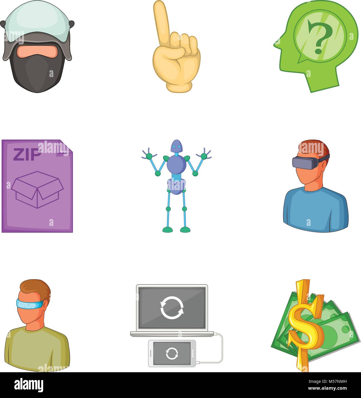 Guarantee icons set, cartoon style Stock Vector Image & Art - Alamy