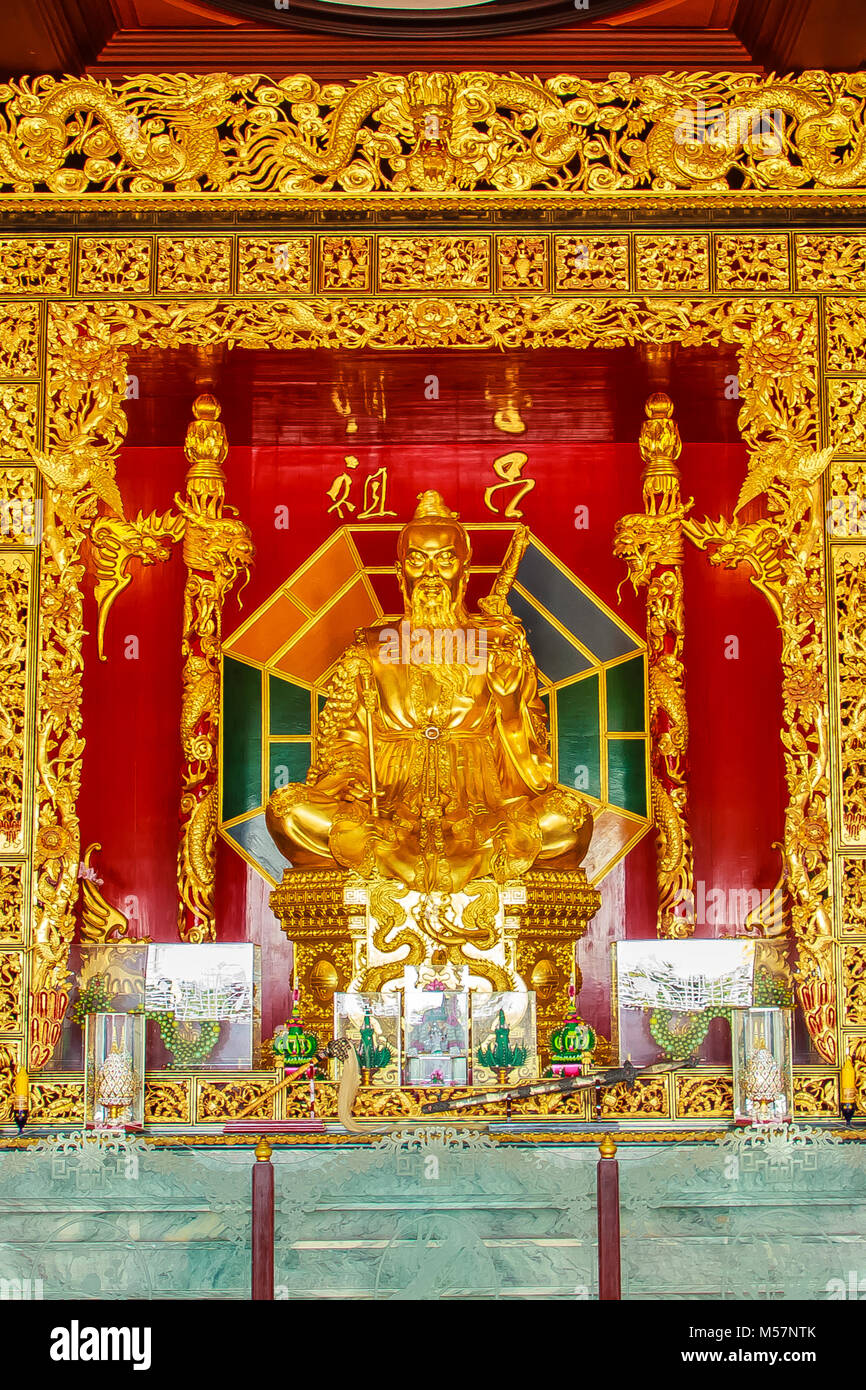 Beautiful Statue of Lu Dongbin, the patriarch of Chinese sects, 1 of 8 ...