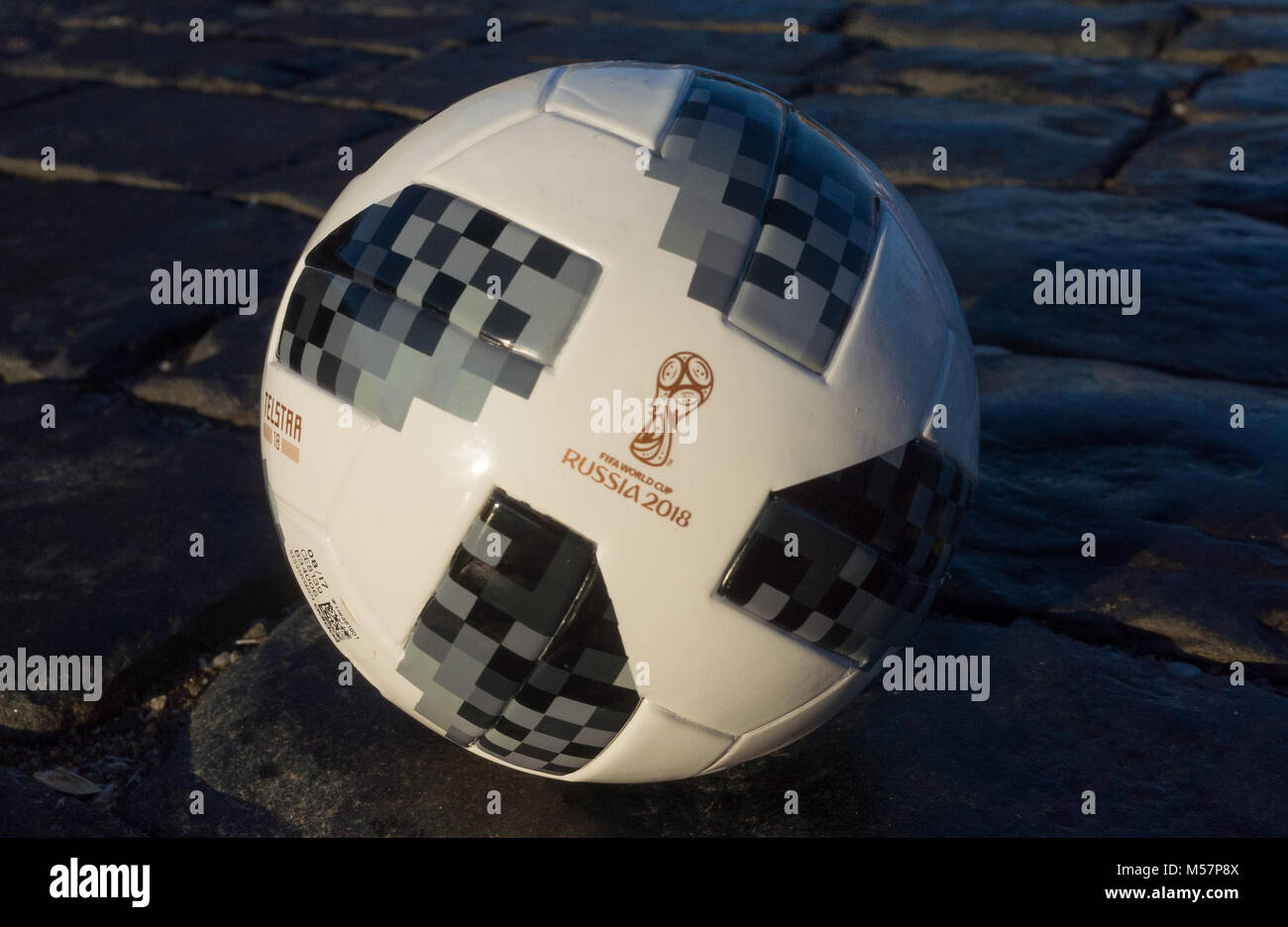 November 13, 2017 Moscow, Russia. The official ball of FIFA World Cup ...