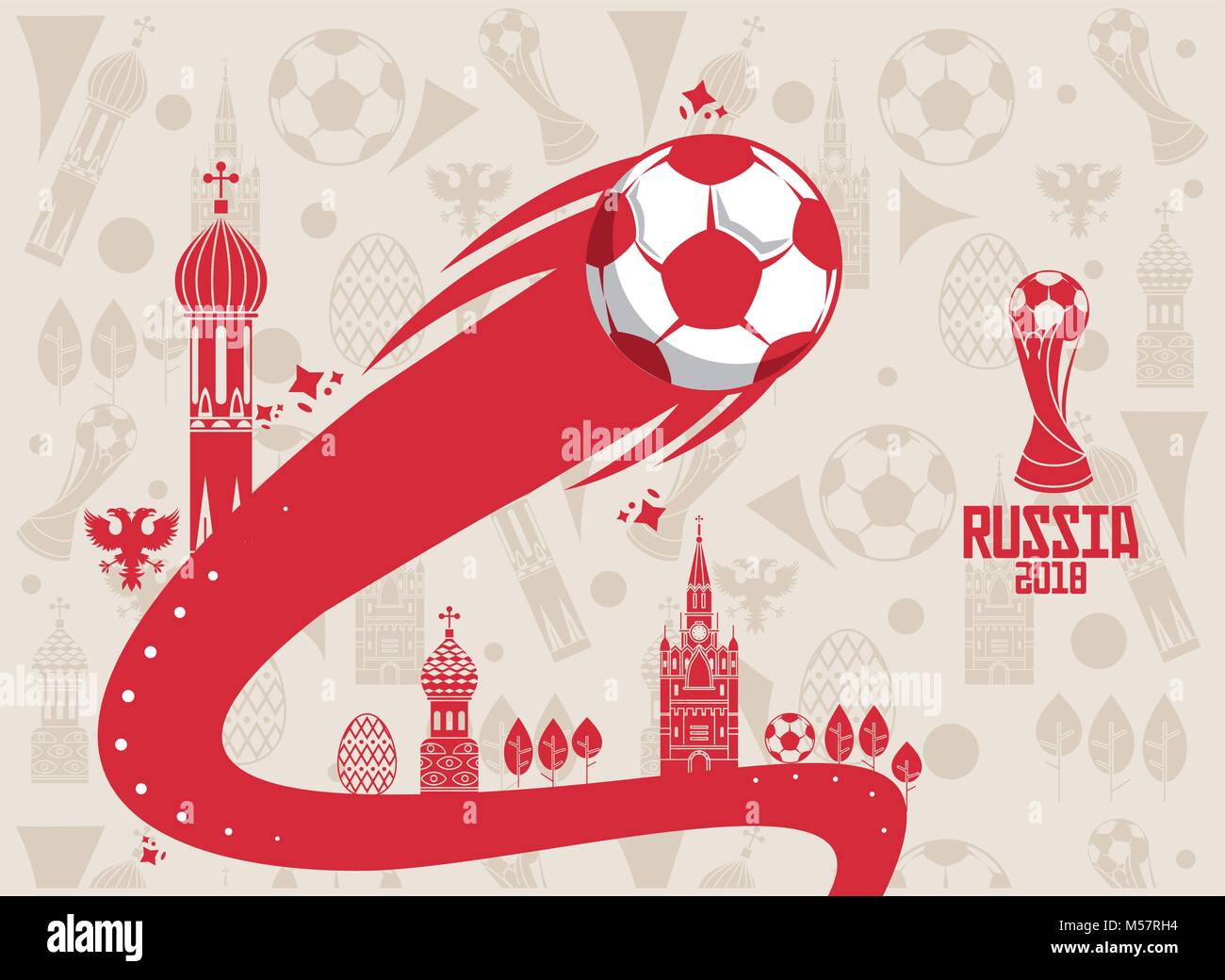 2018 world cup trophy Stock Vector Images - Alamy