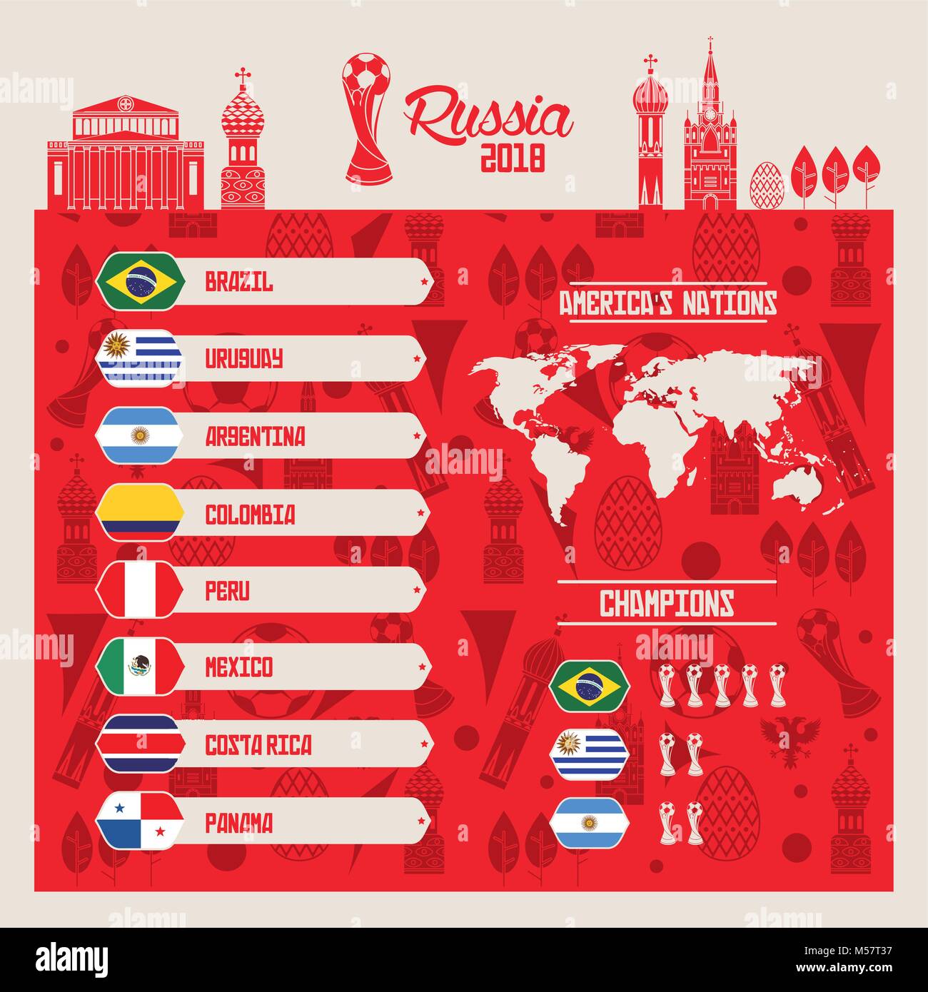 Russia football teams group Stock Vector Image & Art - Alamy