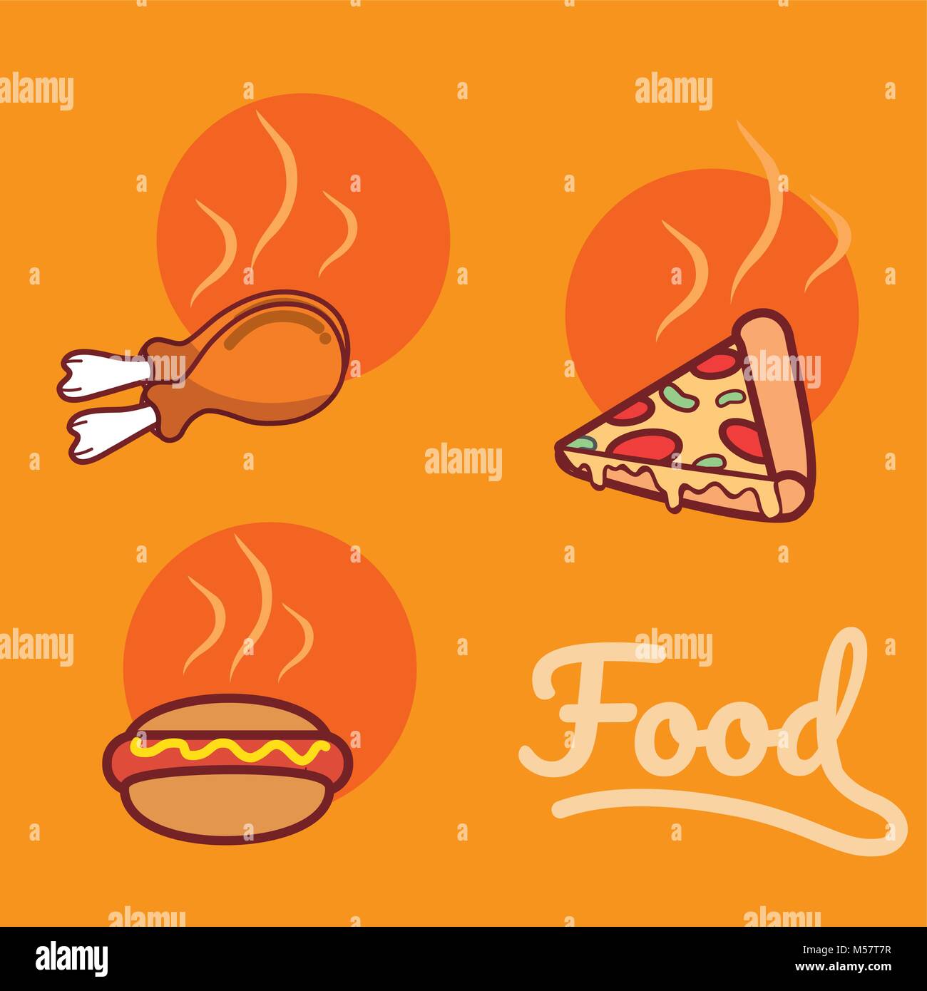 Fast food cartoons Stock Vector Image & Art - Alamy