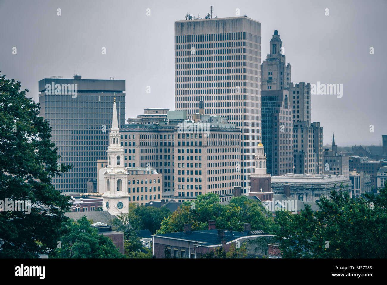 The Rhode Island State House on Capitol Hill in Providence Stock Photo ...