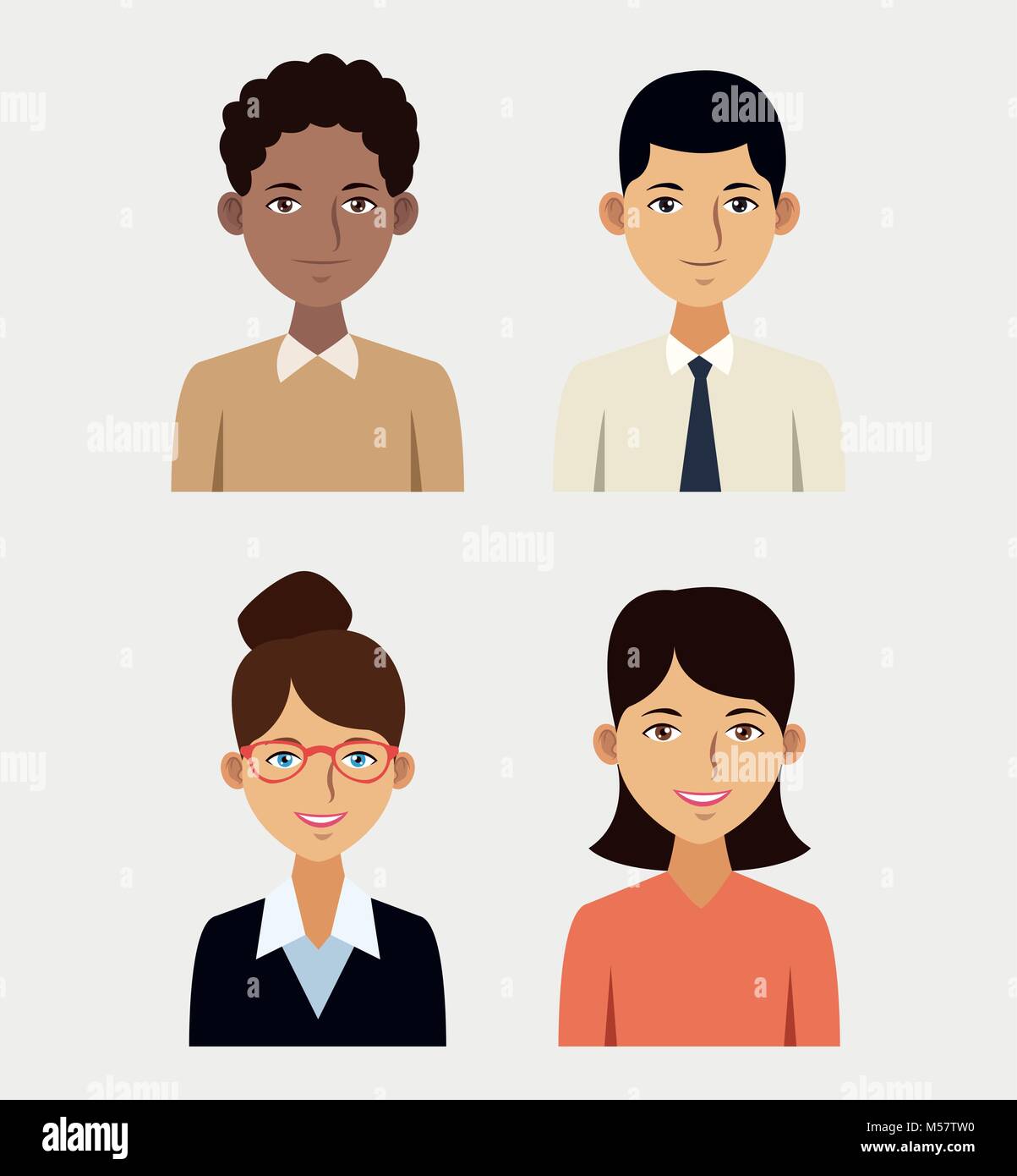 Young people cartoon Stock Vector Image & Art - Alamy