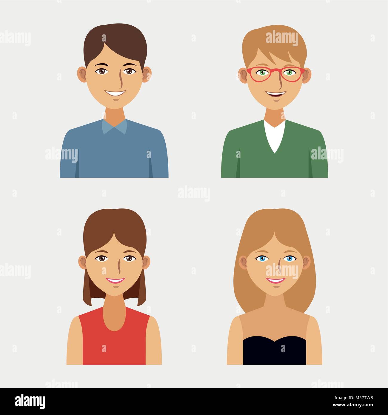 Mens hair fashion Stock Vector Images - Alamy