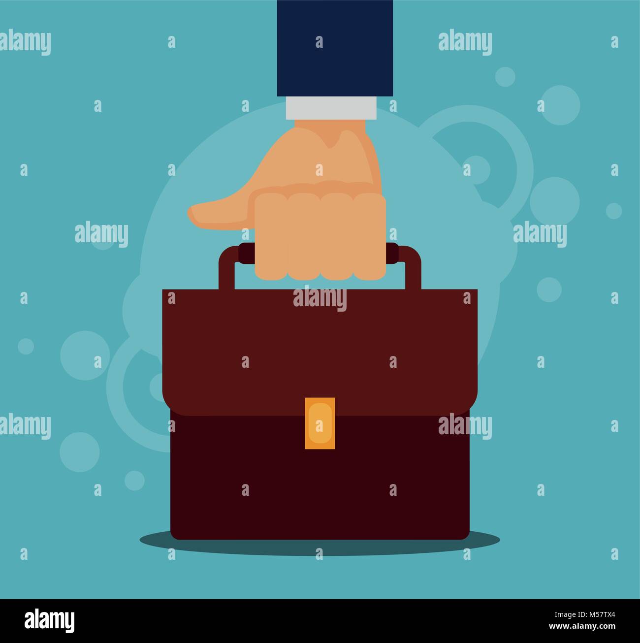 Hand holding briefcase Stock Vector Image & Art - Alamy