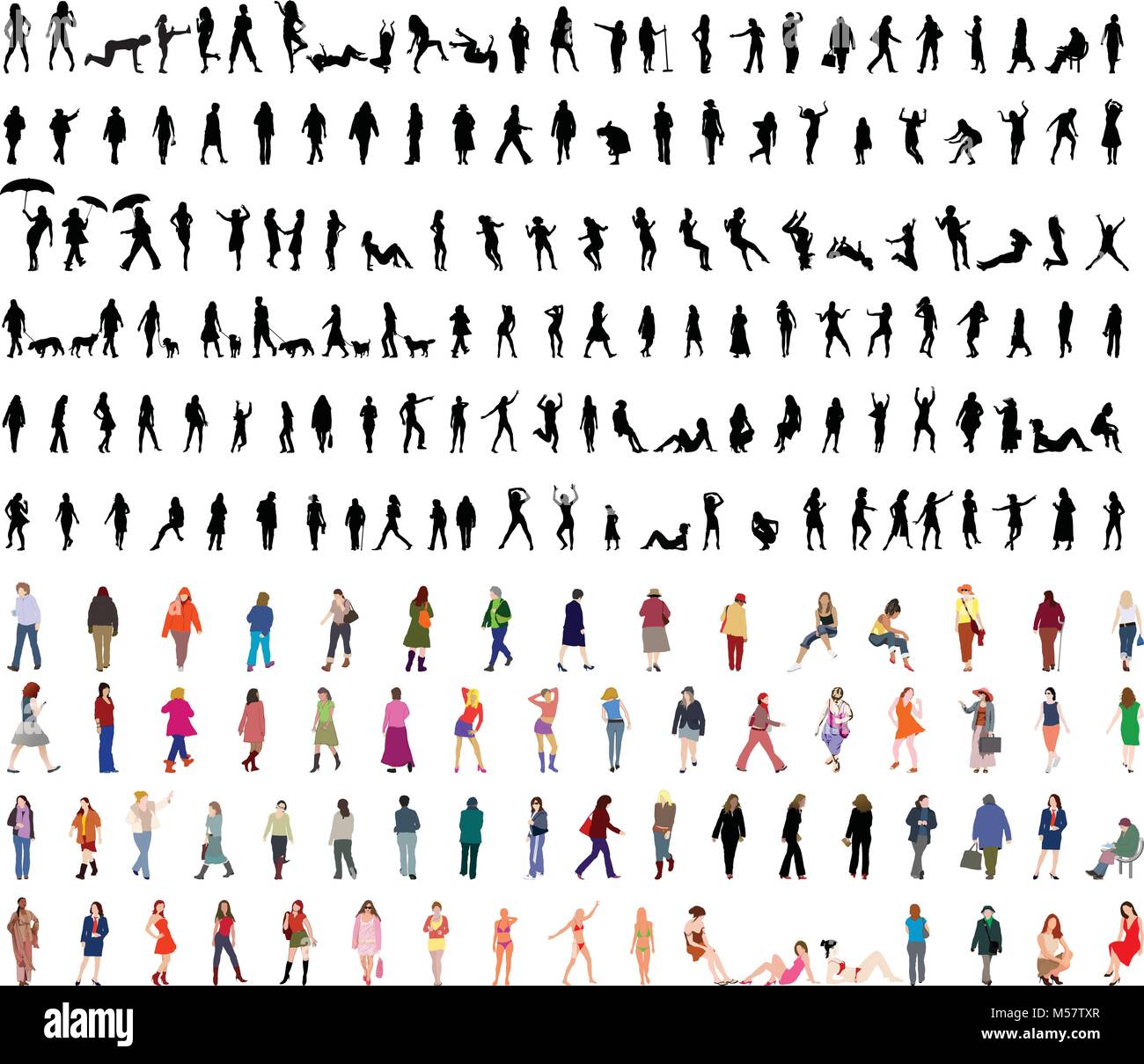 Old people vector vectors hi-res stock photography and images - Alamy