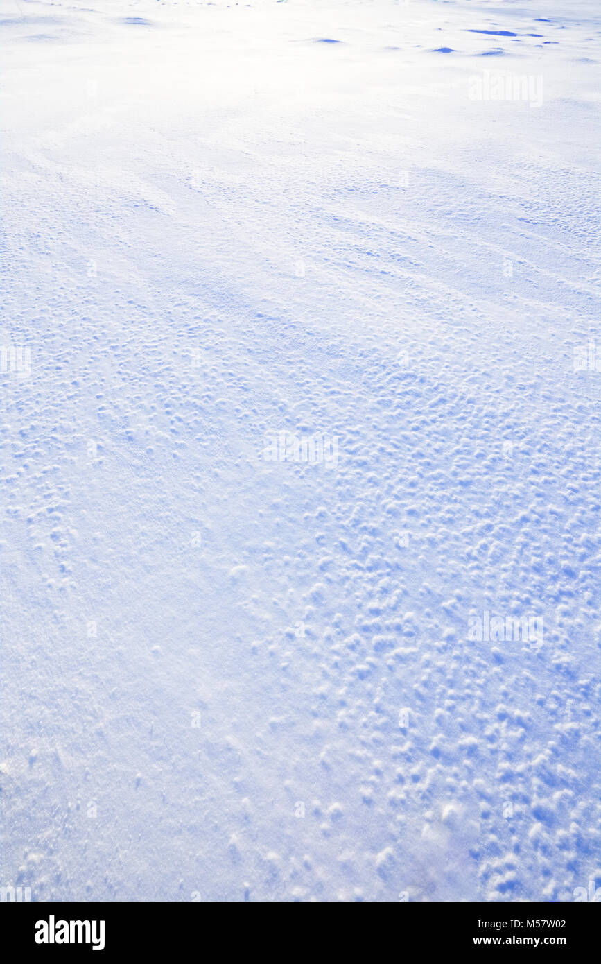 Snow cover in the field, snow white Stock Photo - Alamy