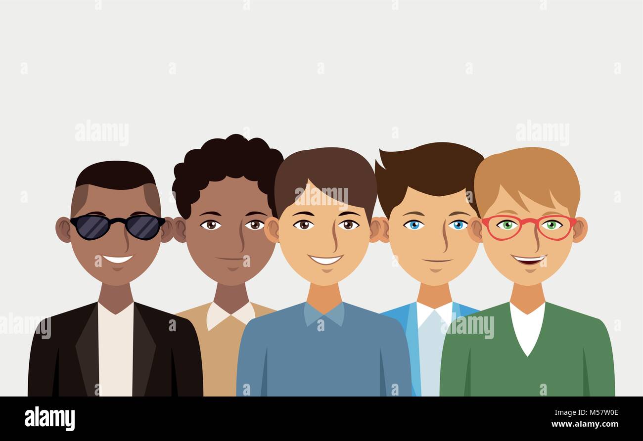 Young people cartoon Stock Vector Image & Art - Alamy