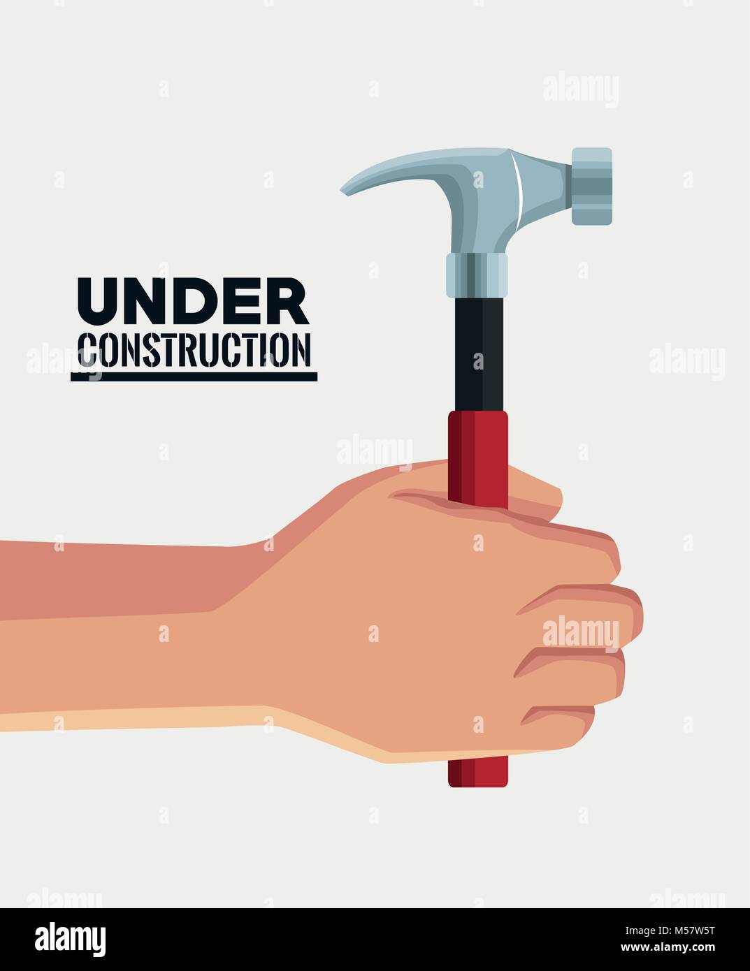 Hand with construction tool Stock Vector Image & Art - Alamy