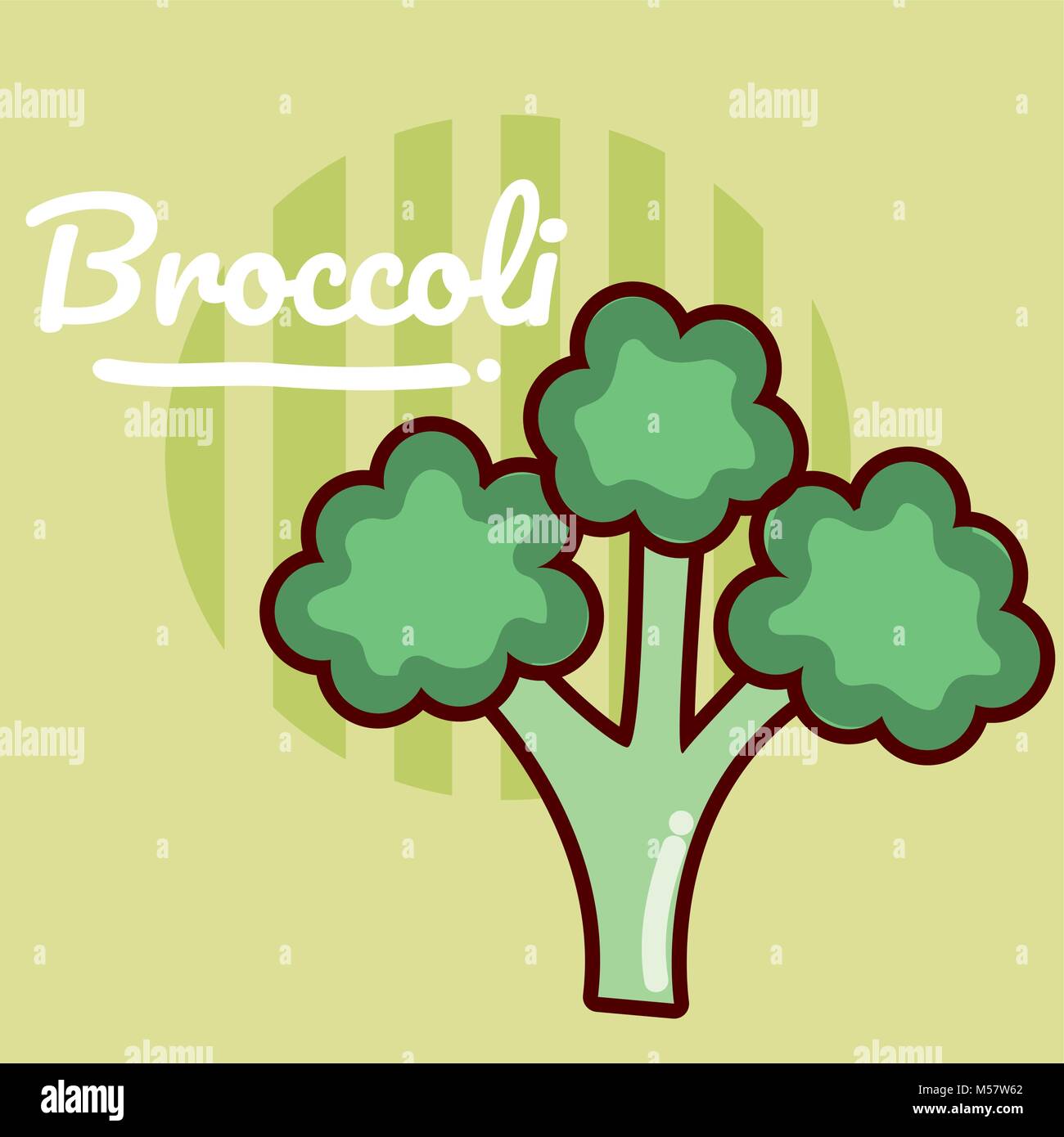 Broccoli vegetable cartoon Stock Vector Image & Art - Alamy
