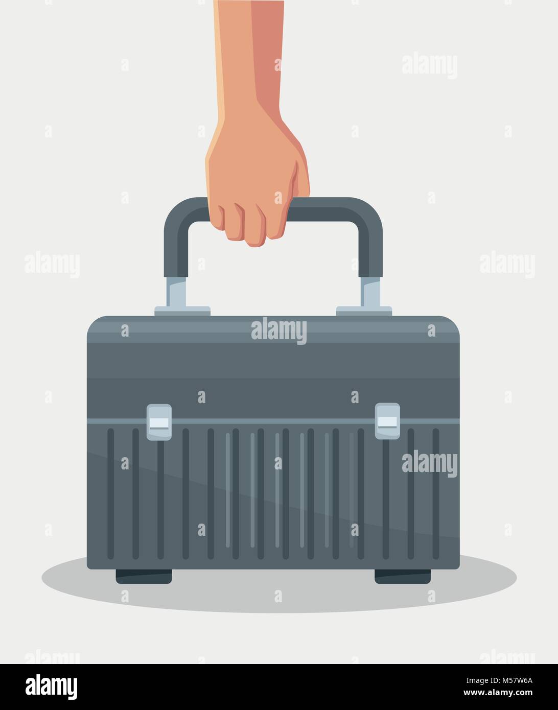 Hand with toolbox Stock Vector Image & Art - Alamy