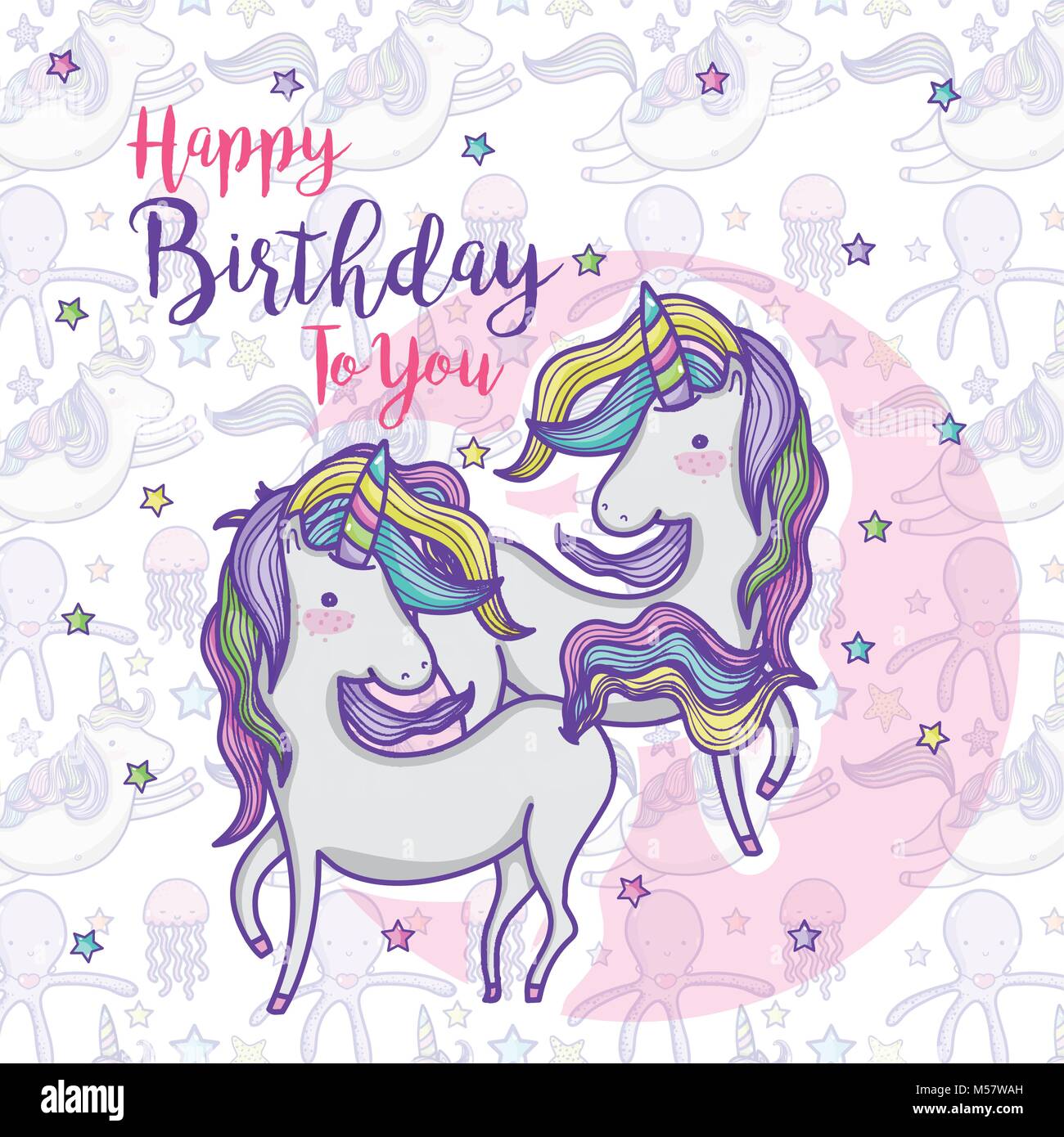 Happy Birthday Card For Girls Stock Vector Image Art Alamy happy-birthday-card-for-girls-stock-vector-image-art-alamy