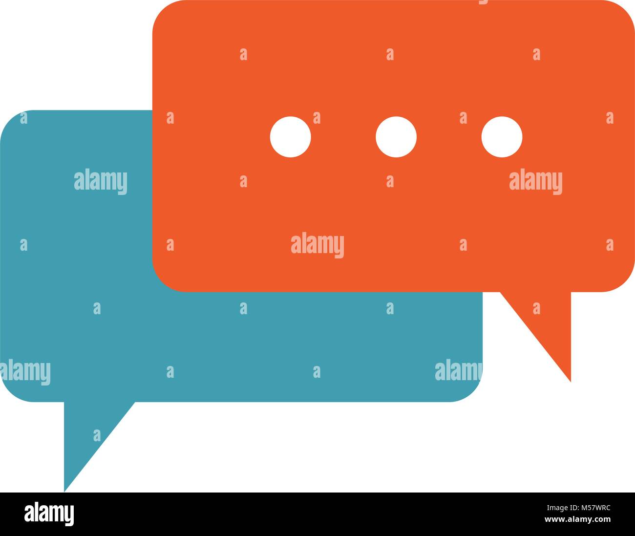 Chat bubbles symbol Stock Vector Image & Art - Alamy
