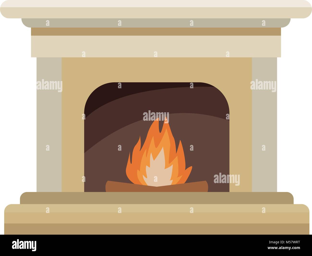 Stone chimney Stock Vector Images - Alamy