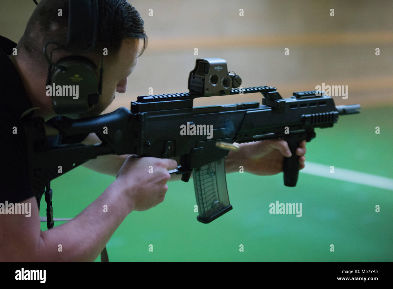 Heckler and koch g36k a4 rifle hi-res stock photography and images - Alamy