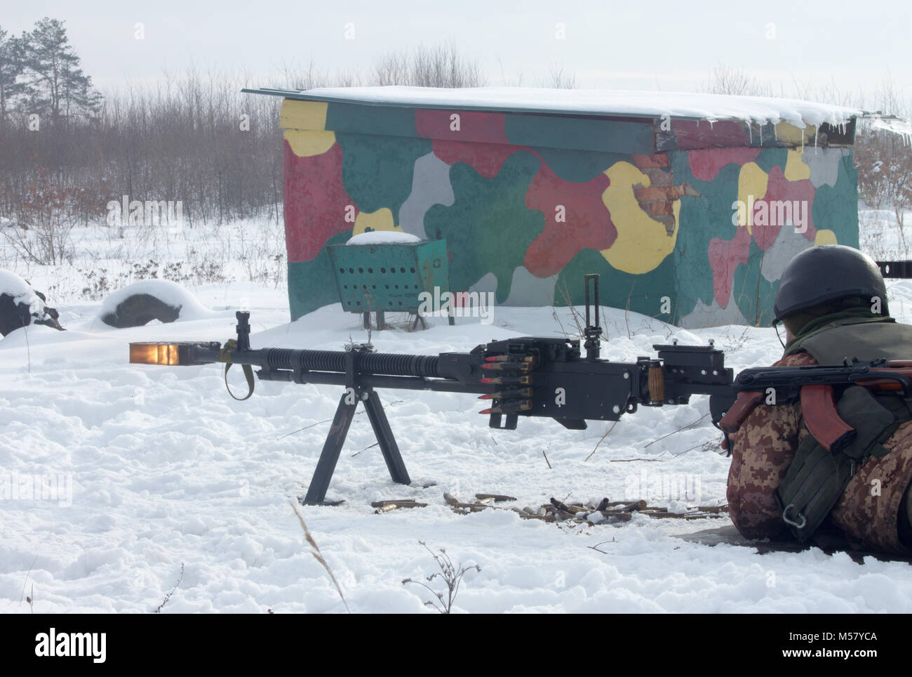 Dshk machine gun hi-res stock photography and images - Alamy