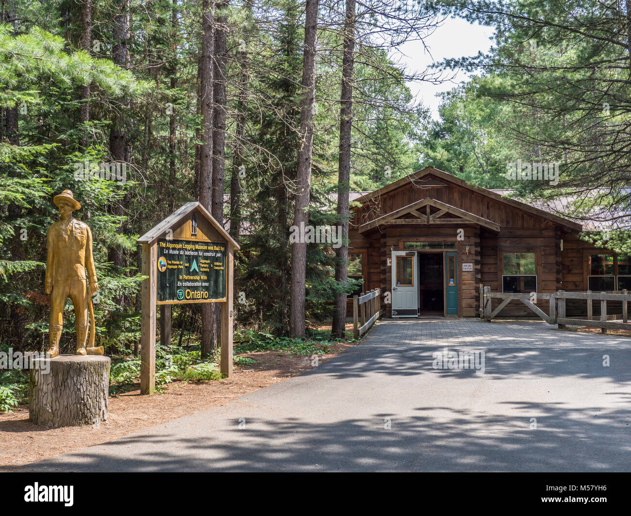 Algonquin Logging Museum High Resolution Stock Photography and Images ...