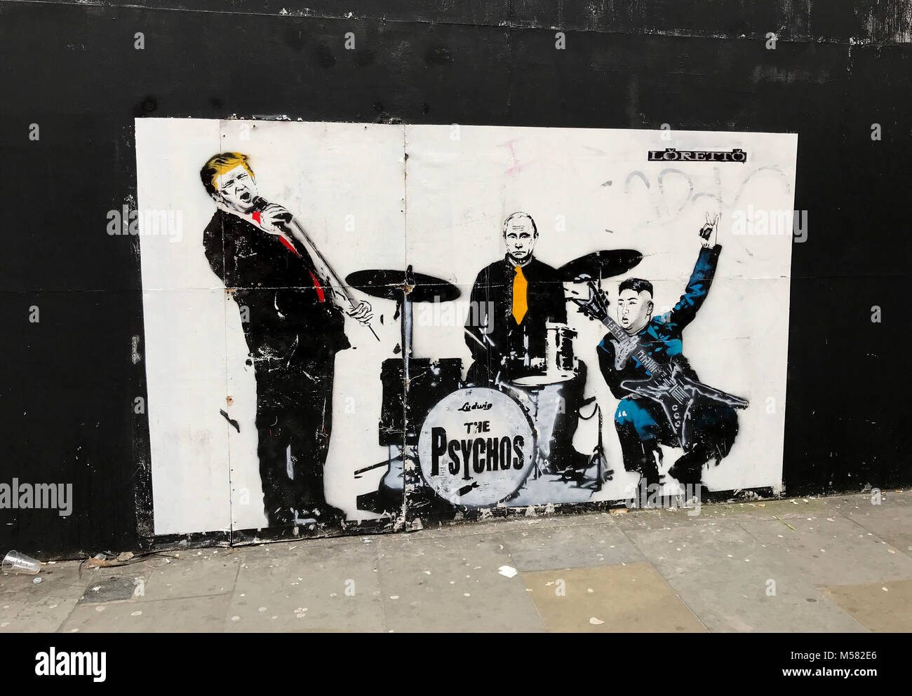 Loretto graffiti art hi-res stock photography and images - Alamy