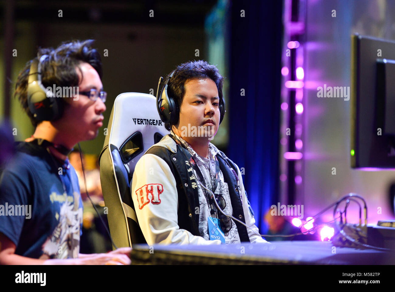 Las Vegas, Nevada, USA. 15th July, 2017. - OMITO vs. T5M7, Guilty Gear ...