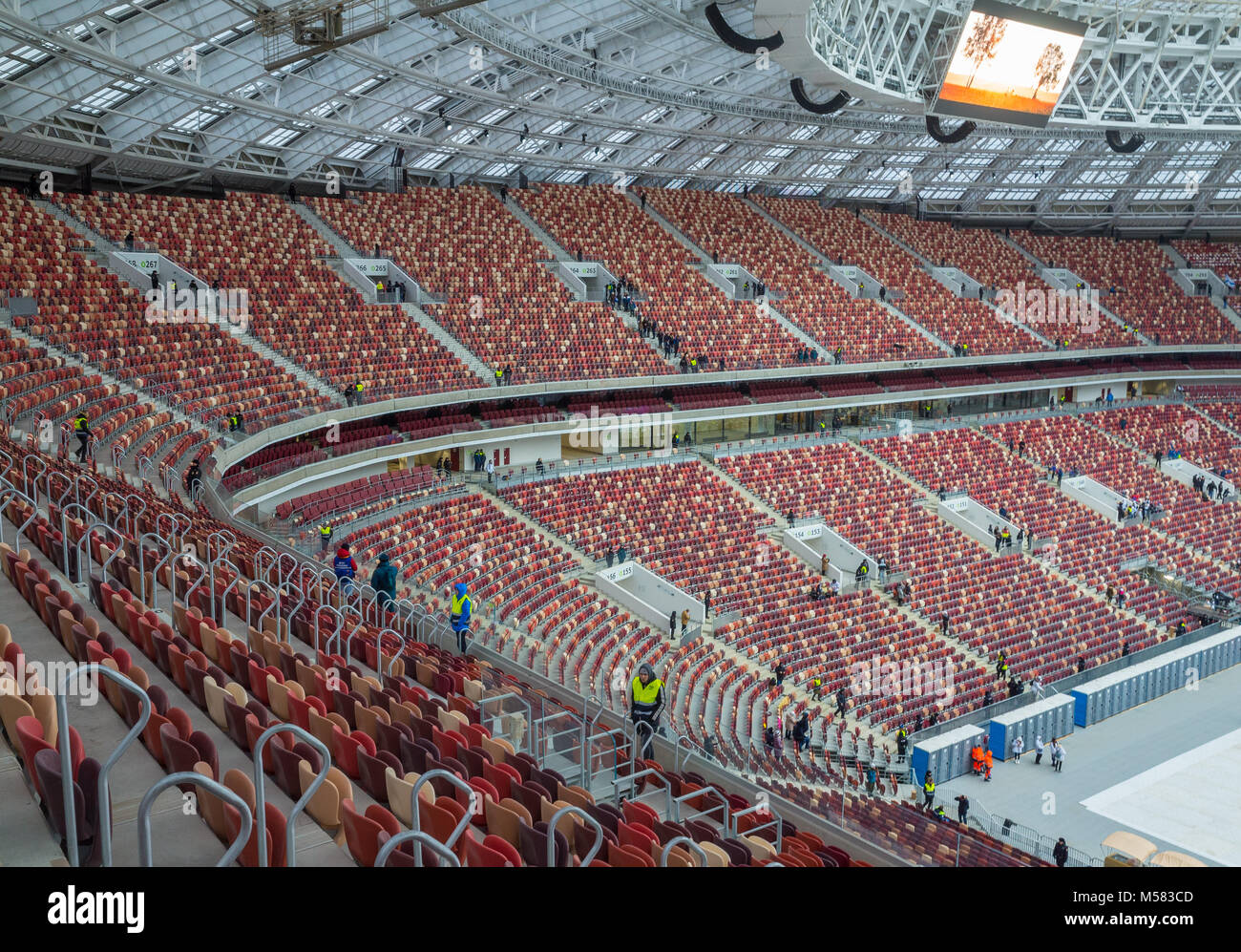 Rooftop football soccer field in hi-res stock photography and images ...