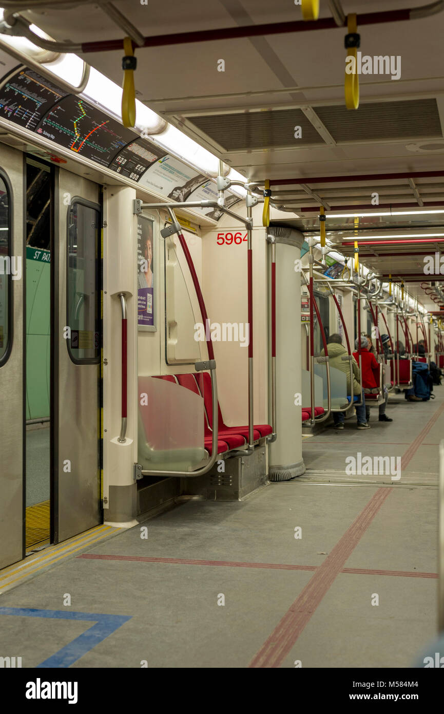 Subway train, Toronto Stock Photo - Alamy