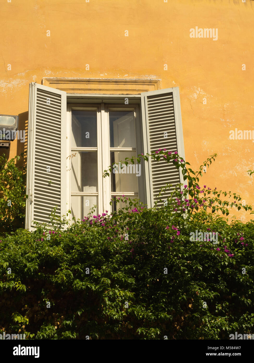 White shutters hi-res stock photography and images - Alamy