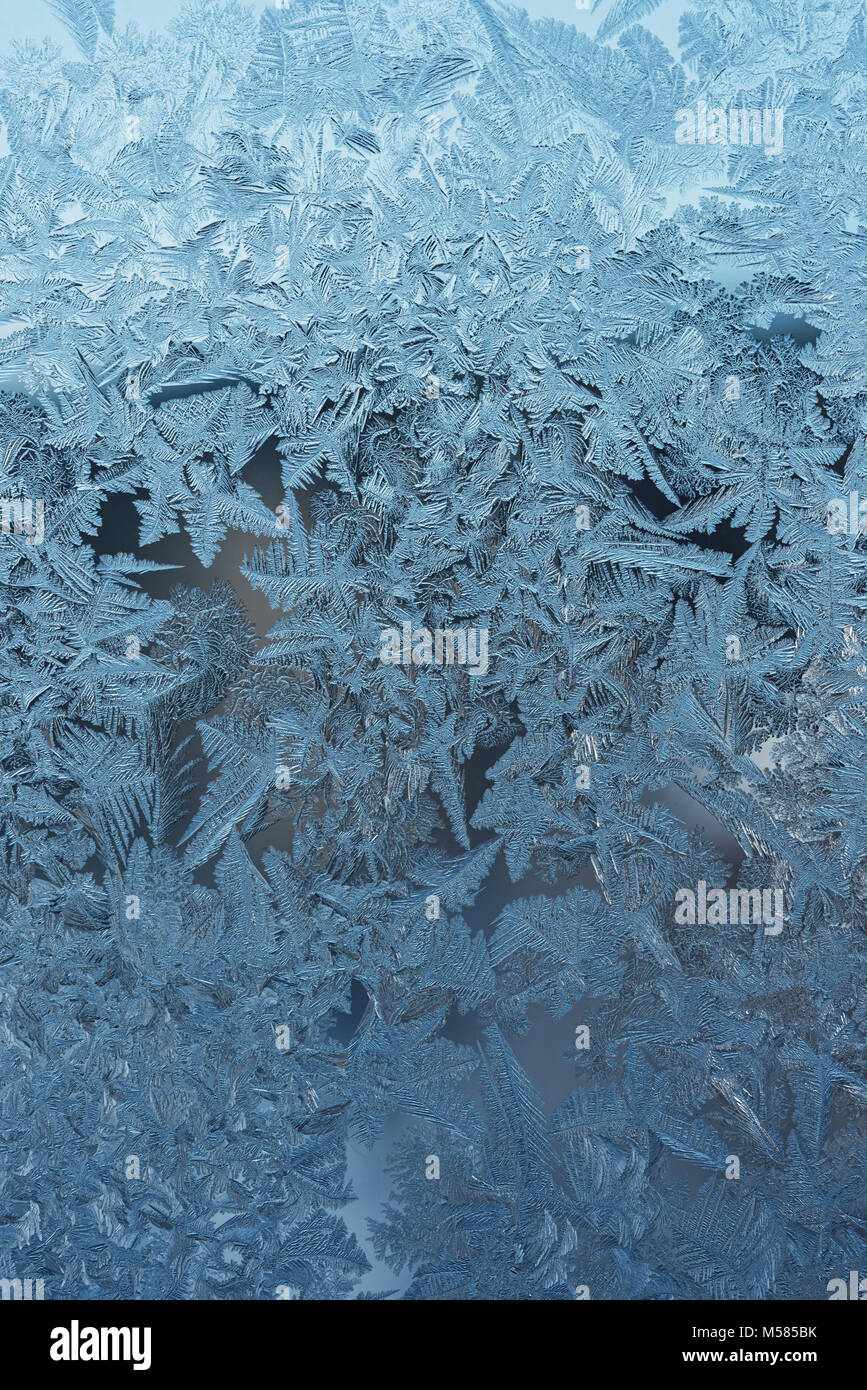Frost pattern as Christmas background Stock Photo - Alamy