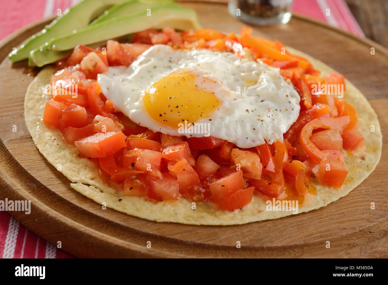 Huevos Rancheros On The Tortilla The Traditional Mexican Breakfast