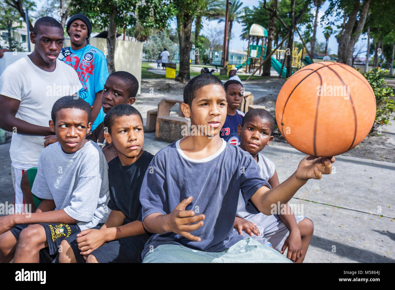 Miami Florida,Liberty City,African Square Park,inner city,low income ...