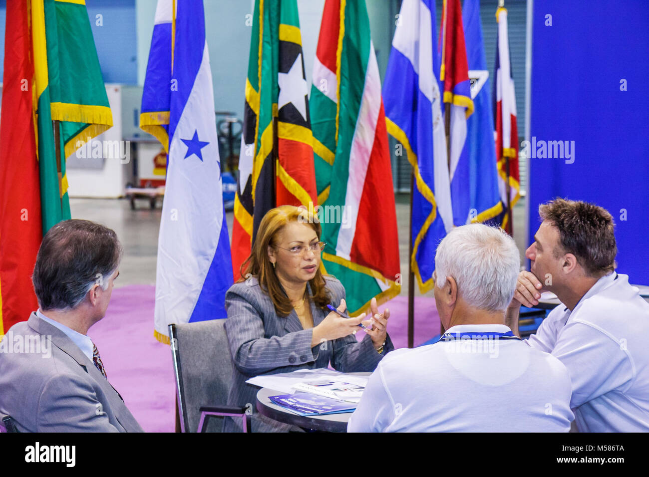 Miami Beach Florida,Miami Beach Convention Center,centre,Graphics of ...