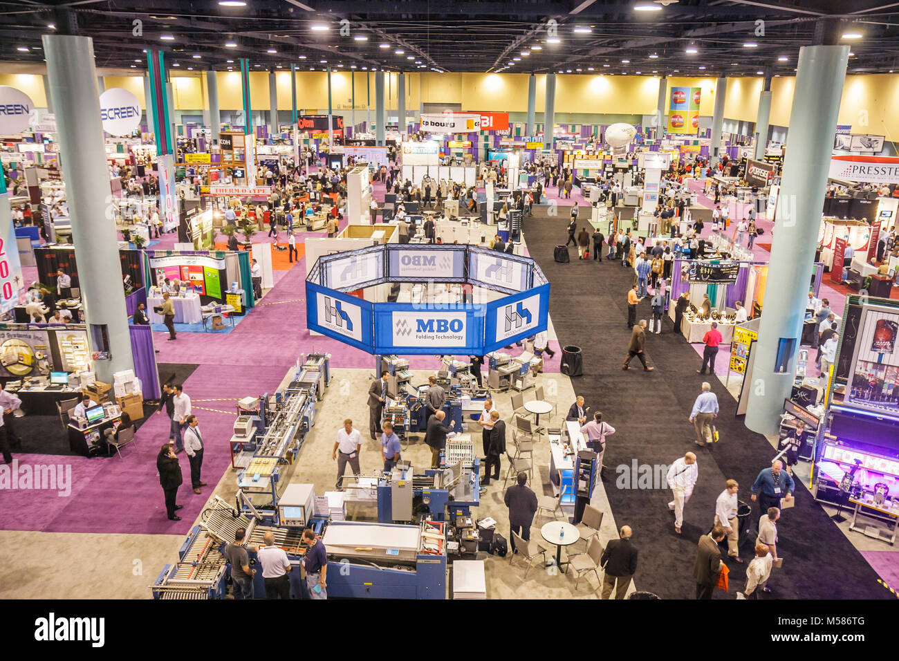 Miami Beach Florida,Miami Beach Convention Center,centre,Graphics of ...