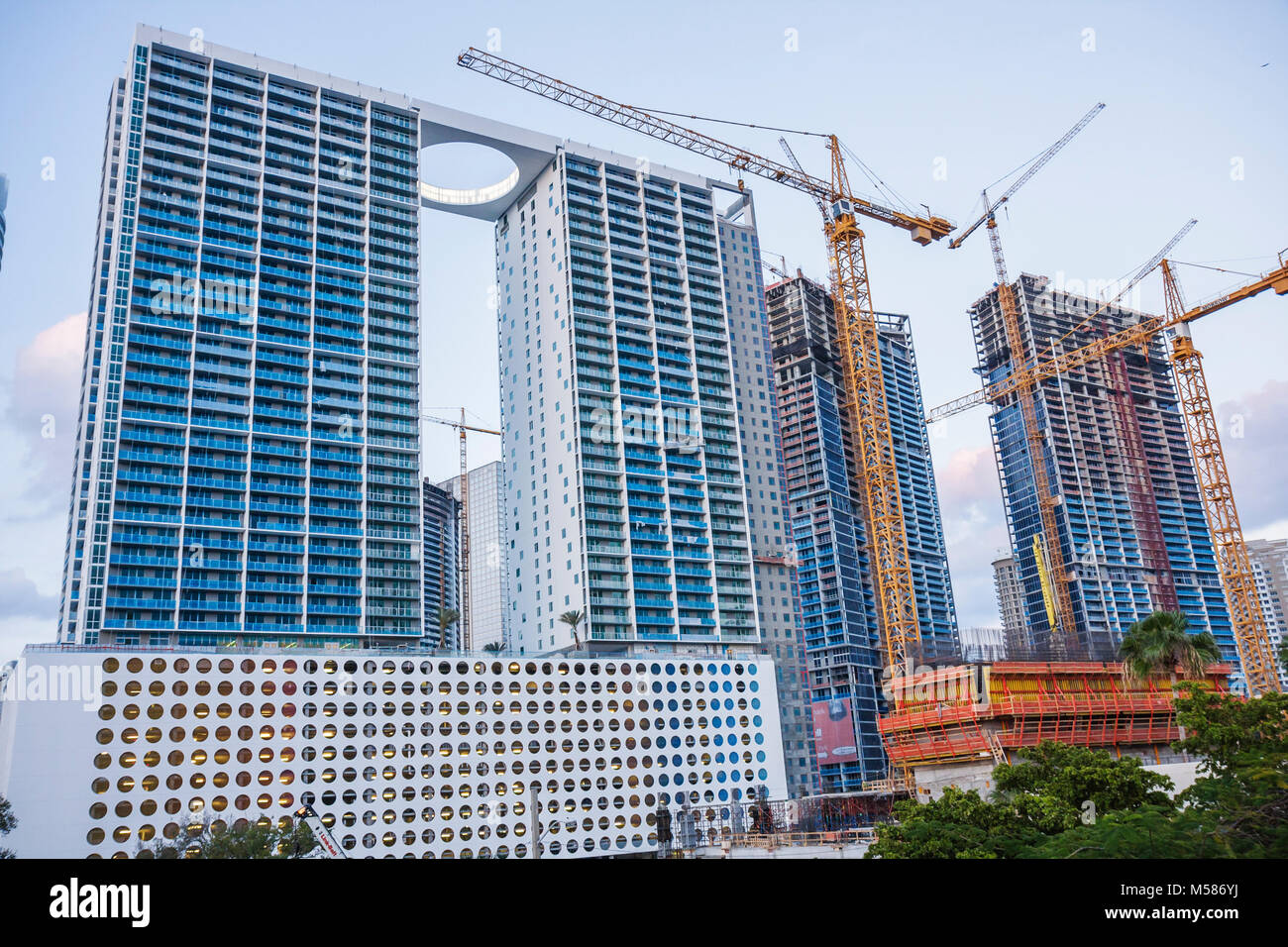 Miami Florida,Brickell District,high rise skyscraper skyscrapers ...