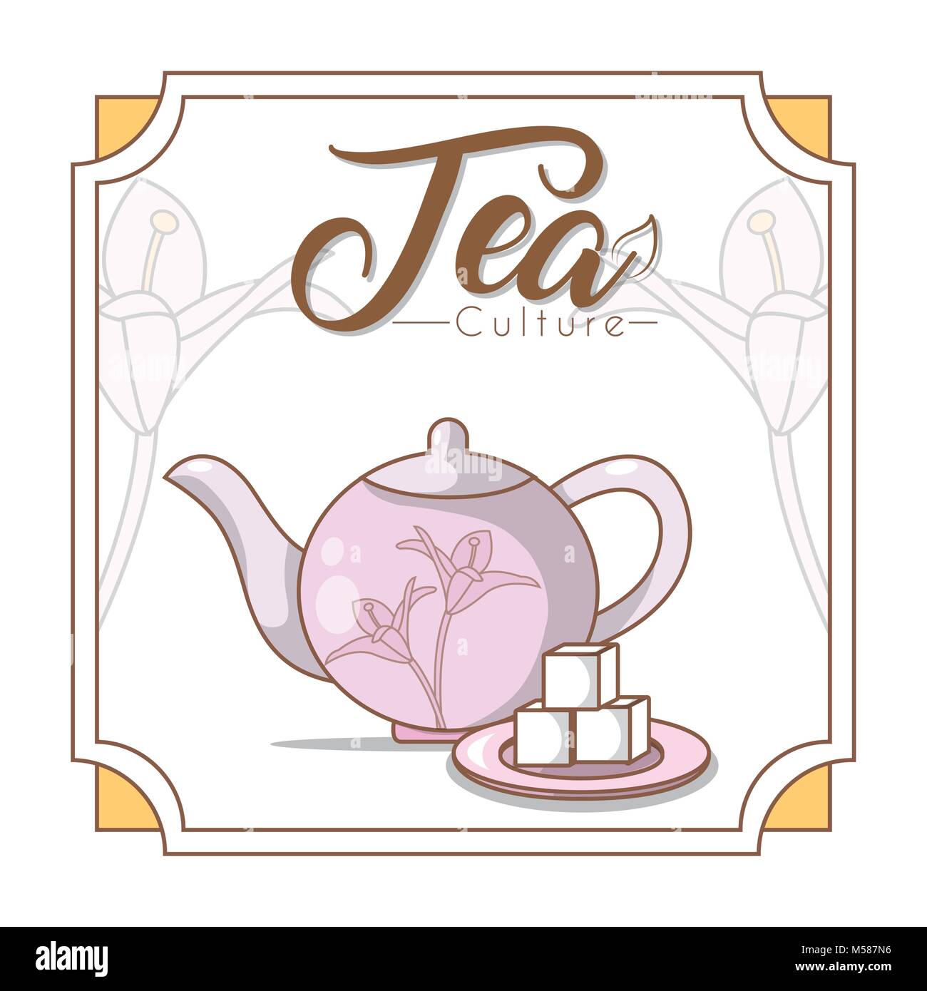 Tea culture concept Stock Vector Image & Art - Alamy